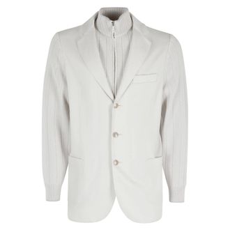 Eleventy Hooded Blazer - - Jackets - Herren - Grau - L