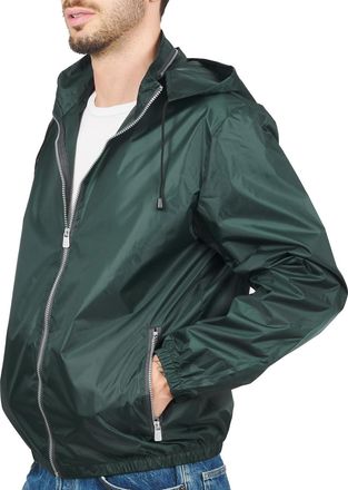 Perletti Windbreaker Jacke Herren Damen Wasserdicht - Unisex Windjacke Leicht Schwarz Blau Gr&uuml;n f&uuml;r Outdoor Sport - Windschutz Trainingsjacke mit Kapuze Rei&szlig;ve