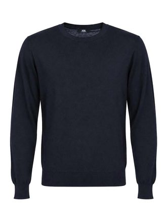 Alpha Studio Rundhalspullover - Blau