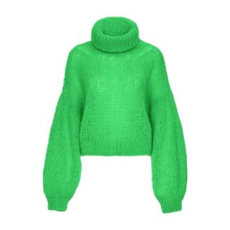 Americandreams Americandreams, Femme, Pulls, Vert, Taille: ONE Size Pepper Roll Neck Pullover