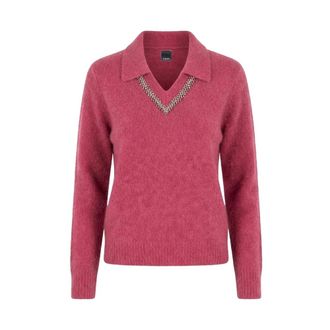Pinko Bergen Polo - - Knitwear - Damen - Rosa - S
