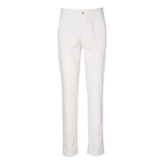 Club Of Comfort Comfort Baumwoll-Elasthan-Hosen - - Trousers - Herren - Wei&szlig; - L