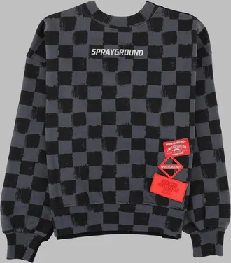 Sprayground Shark-Mouth Graphic Sweatshirt - Black