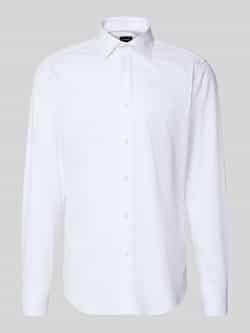 HUGO BOSS Regular Fit Businesshemd aus Baumwoll-Mix