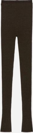 Arket Rippstrickleggings -Braun