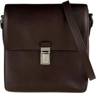 Prada Sac bandouli&egrave;re vintage doccasion - Homme - Pre-owned - Brun - Taille: ONE Size