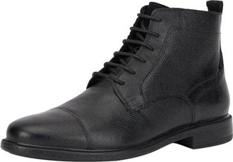 Geox Homme U Terence C Bateau à cheville, Noir,46 EU