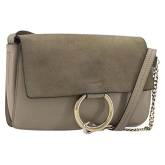 Chlo&eacute; Pre-owned Suede Shoulder Bag - - Pre-owned - Damen - Grau - ONE SIZE