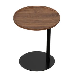 Generic Einfacher Nachttisch, Sofa Armlehne Tablett Tisch, Snack Beistelltisch for Bett oder Stuhl, Nachttisch, C-f&ouml;rmiger Endtisch for kleine R&auml;ume, Aussehen