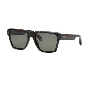 Philipp Plein Spp201V 0722 Sonnenbrille - - Accessories - Herren - Braun - 58 MM