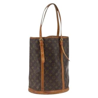 Louis Vuitton Sac seau en toile Monogram Pre-owned - Femme - Pre-owned - Brun - Taille: ONE Size