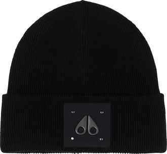 Moose Knuckles Caps & M&uuml;tzen - Logo Icon Beanie Black - Gr. ONE SIZE - in Schwarz - f&uuml;r Damen