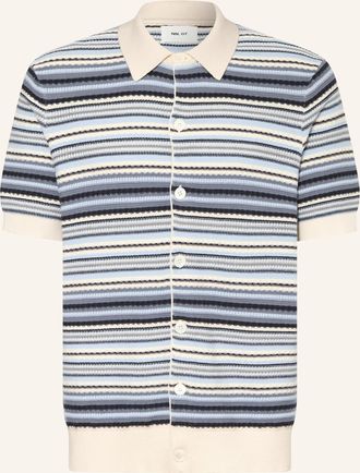 Nn.07 Nn.07 Strickhemd Nolan Regular Fit blau