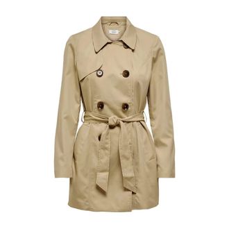 Only Only, Femme, Manteaux, Beige, Taille: 38 FR Trench Manteaux