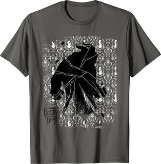 Disney Beauty And The Beast Shattered Silhouette T-Shirt