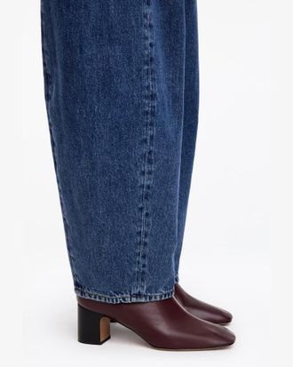 Arket Sock Boot Aus Leder -Rot