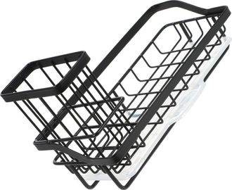 Cabilock Sp&uuml;lbecken Organizer Schwammhalter Mit Geschirrtuchhalter Und Abtropfgestell F&uuml;r K&uuml;chenschw&auml;mme Und Sp&uuml;lt&uuml;cher Praktisch F&uuml;r Sp&uuml;le Und Arbeitsplatte