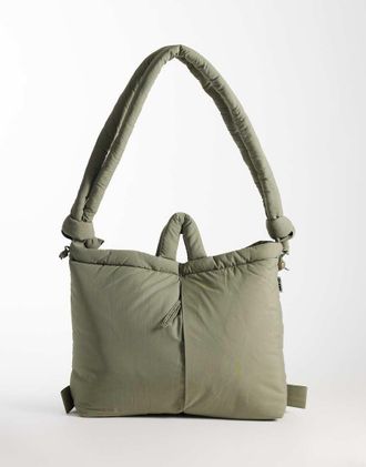 &Ouml;lend Ona - Sac bandouli&egrave;re multipositions en nylon doux - Vert sauge