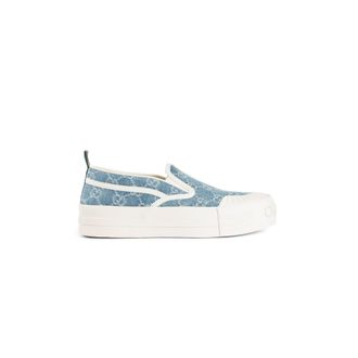 Gucci GG Denim Slip-On Sneakers