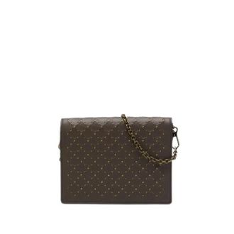 Bottega Veneta Pre-owned Nappa Leder Umh&auml;ngetasche mit Nieten - - Pre-owned - Damen - Braun - ONE SIZE