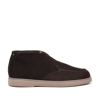 Baldinini Wildleder-Stiefelette - - Shoes - Herren - Braun - 40 EU