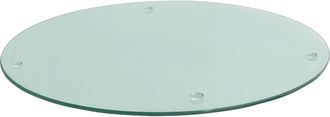 Harbour Housewares Rundes Glashackungsbrett - 30cm - Klar