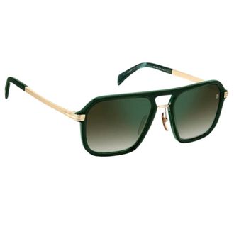 Eyewear by David Beckham unisex, Accessoires, Vert, Taille: ONE Size Lunettes de soleil rectangulaires