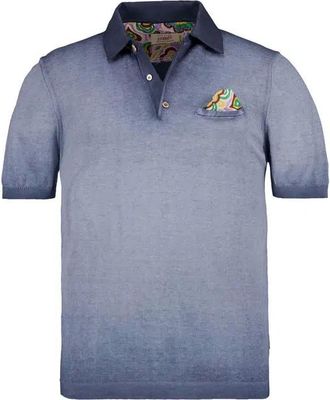 Bob Herren Polo-Shirt blau