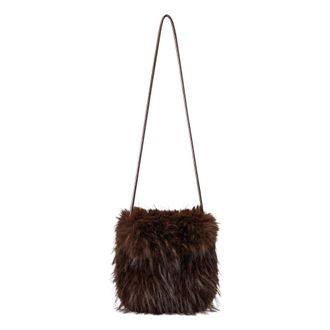 Luisa Cerano Boho-Tasche in Felloptik - - Bags - Damen - Braun - ONE SIZE