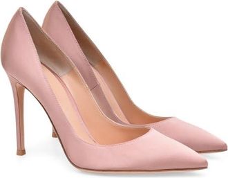 Generic Escarpins à Talons Hauts Fermés en Satin pour Femmes à Bout Pointu,Chaussures Habillées Tendance et Confortables à Enfiler à Talon Aiguille pour Maria