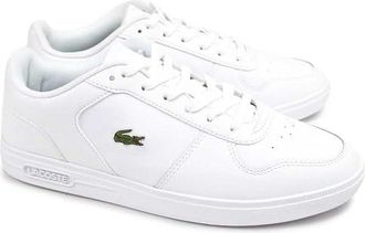 Lacoste Baskets T Base pour femme, blanc, 38 EU