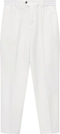 Pantaloni Torino Homme, Pantalons, Blanc, Taille: W33 Pantalon Slim-fit