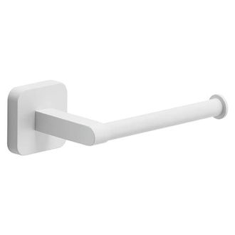 Gedy Tonga Porte-Rouleau de Papier Toilette adh&eacute;sif sans per&ccedil;age Blanc Mat 14,3 x 6,9 x 4,7 cm