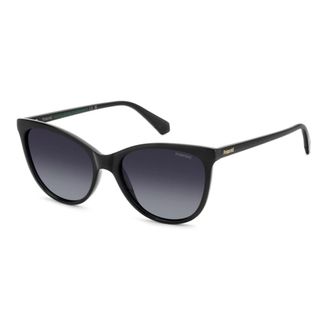 Polaroid Schwarze/Graue Sonnenbrille - - Accessories - Damen - Schwarzk - 55 MM