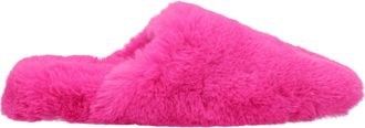 Balenciaga Femmes Mules Et Sabots Eco Fur Rose/Rose Fluo