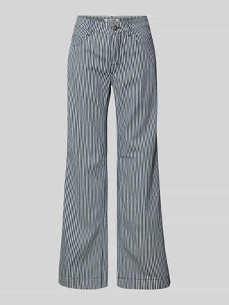 M.A.C Wide Leg Jeans im Allover-Look