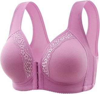 Generic Soutien-gorge en dentelle pour femme - Bretelles r&eacute;glables - Couverture compl&egrave;te - Soutien-gorge confortable sans armatures - Soutien-gorge sans armat
