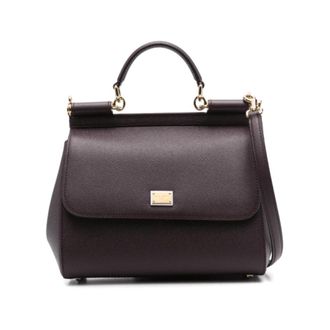 Dolce & Gabbana Gro&szlig;e Sicily Handtasche - - Bags - Damen - Braun - ONE SIZE