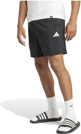 adidas Mens Short Chelsea Petit Logo Essentials, Black/White, 4XL