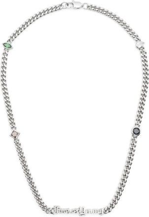 Darkai Darkai, Homme, Accessoires, Gris, Taille: ONE Size Forever Young Necklace