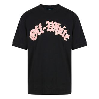 Off-white Homme, Tops, Noir, Taille: L T-shirt &agrave; Graphismes Modernes