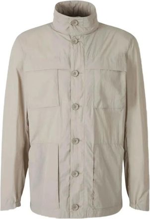 Herno Homme, Vestes, Beige, Taille: L Chemise en polyamide naturel