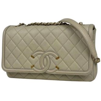 Chanel Pre-owned Matelass&eacute; Schultertasche - - Pre-owned - Damen - Beige - ONE SIZE