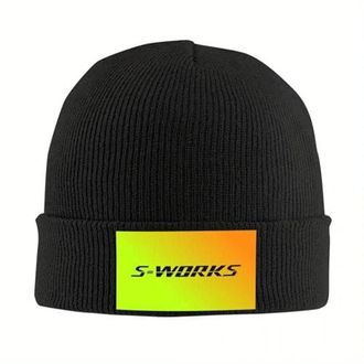 Generic Casquettes de Baseball pour Hommes Hommes, Casquettes S-Works Chaudes en Maille Hip Hop Bonnet Bonnet Automne Hiver Outdoor Bonnets pour Adultes Unise