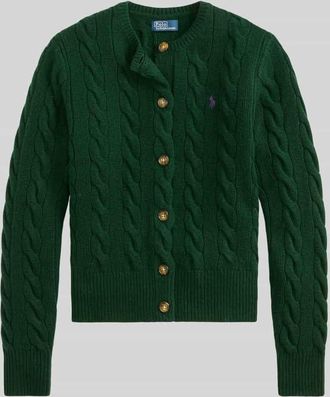 Polo Ralph Lauren Regular Fit Strickjacke aus Wolle mit Kaschmir-Anteil