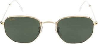 Ray-Ban Lunettes de soleil hexagonales - unisex - Accessoires - Jaune - Taille: 51 MM
