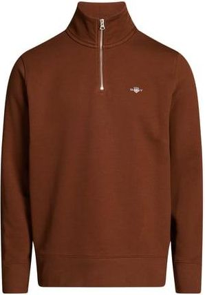 GANT Sweatshirt à col zippé en coton mélangé