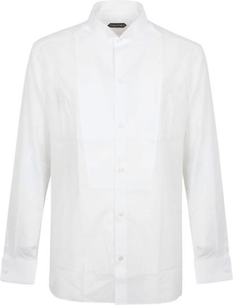 Tom Ford Homme, Chemises, Blanc, Taille: 3XL Chemise Classique en Coton