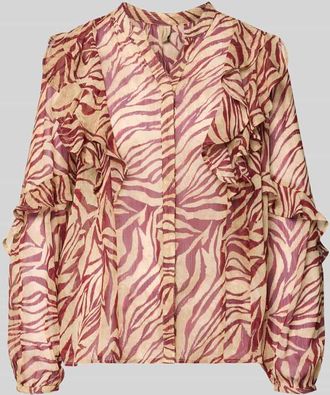 Soyaconcept Langarmbluse mit verdeckter Knopfleiste Modell VALBORG