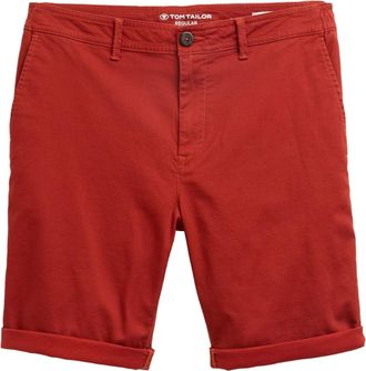 Tom Tailor Herren 1044845 Bermuda Shorts, 38253-Rooibos Minimal AOP, 36